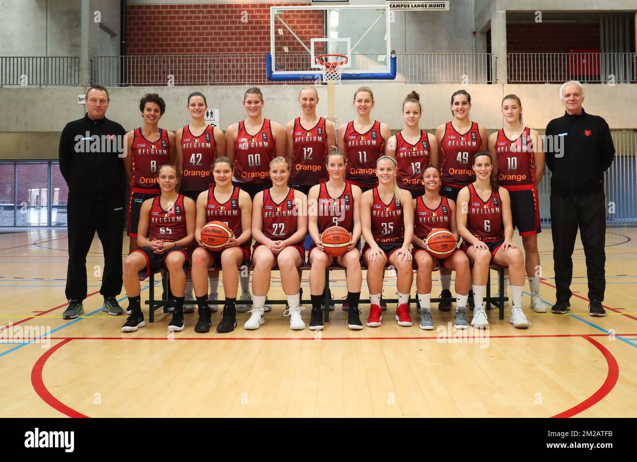 Belgian Cats Head Coach Philip Mestdagh, ,Belgian Cats Sofie Hendrickx ...