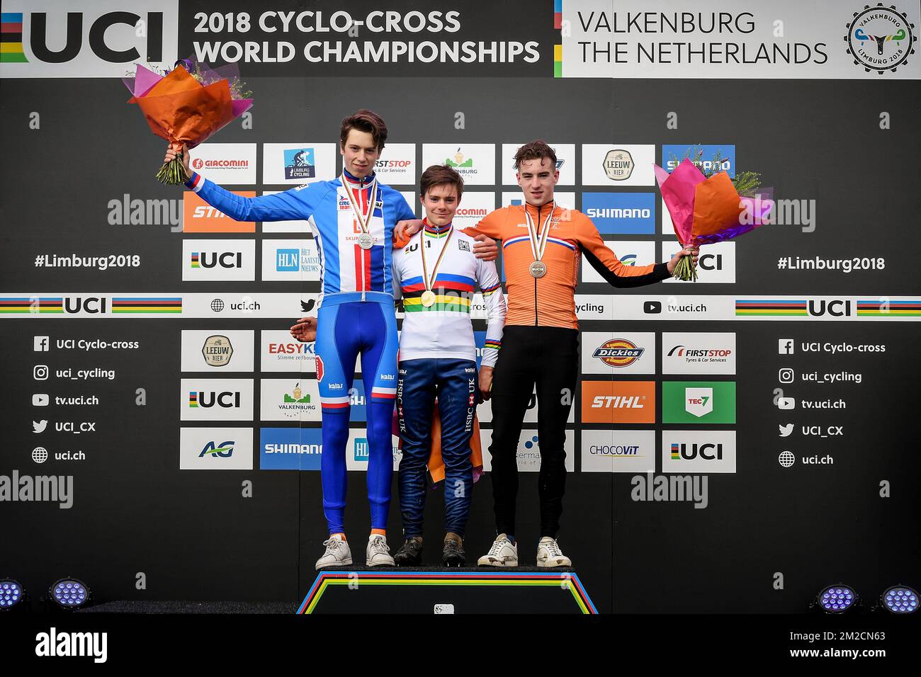 Czech Tomas Kopecky, British Ben Tullet and Dutch Ryan Kamp pictured on ...