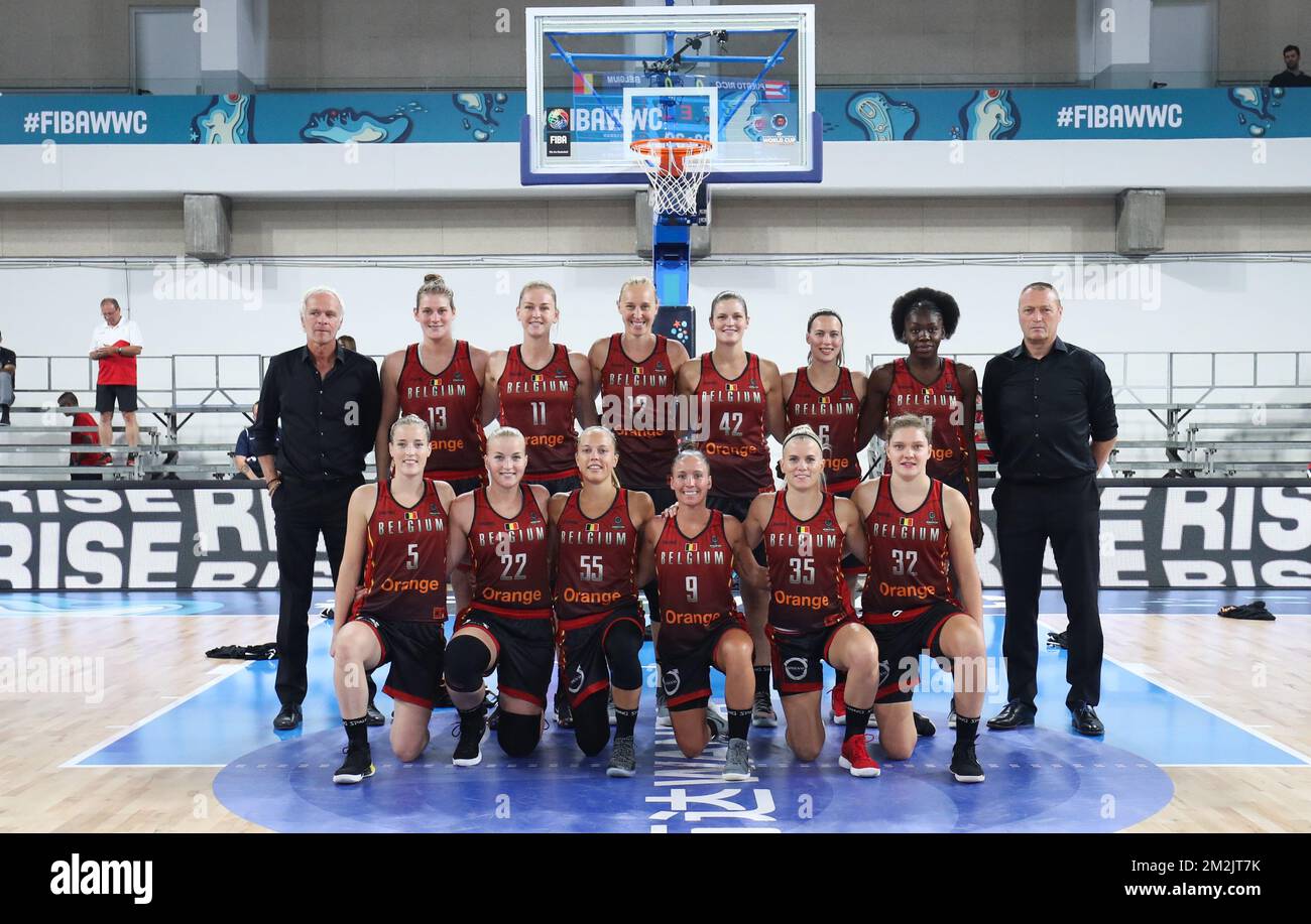 Belgian Cats Assistant Coach Pierre Cornia, Belgian Cats Kyara Linskens ...