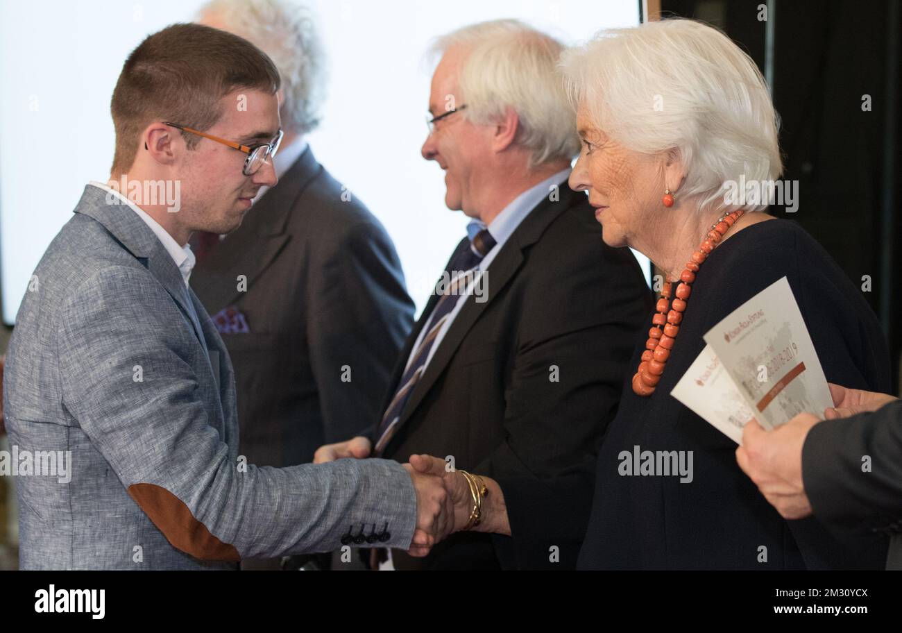 Marvin Knops del St Vith Technisches Institut (L), Guy Fickers e la ...