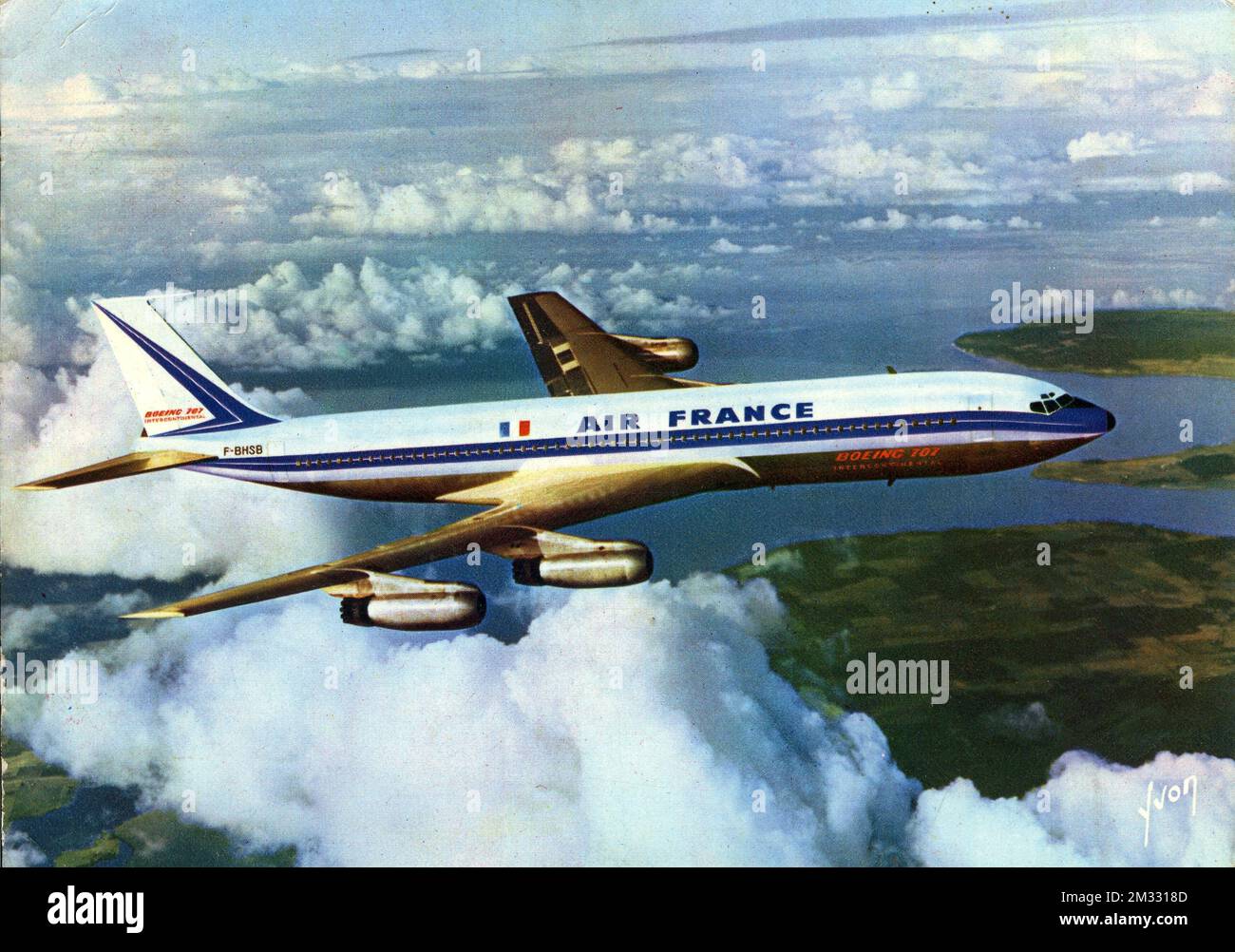 Boeing 707 air france immagini e fotografie stock ad alta risoluzione ...