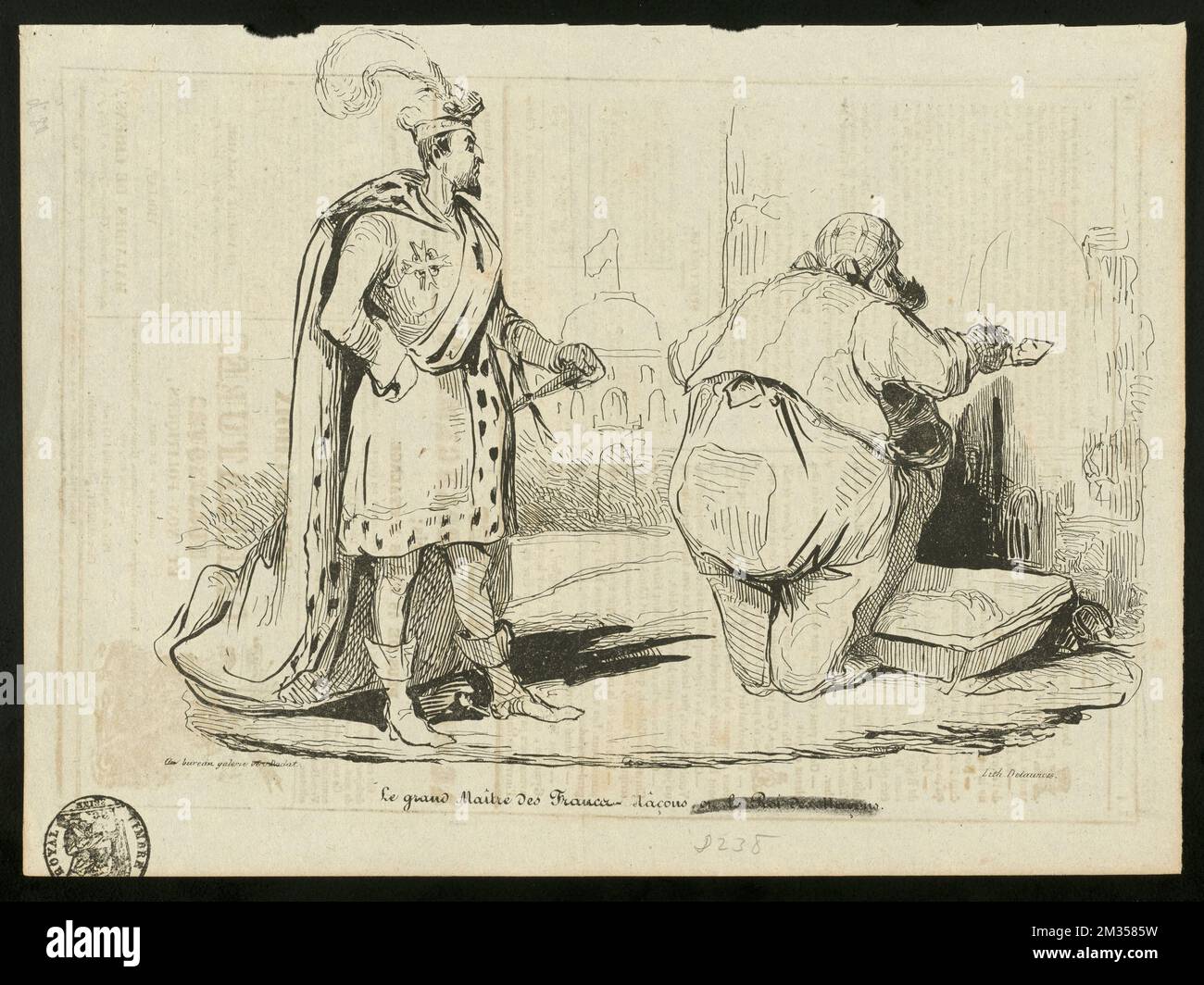 Le Grand maître des francs-machons et le roi des machons , Rulers ...