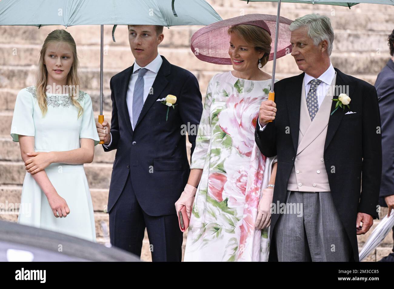 Principessa Eleonore, Principe Emmanuel, Regina Mathilde del Belgio e ...