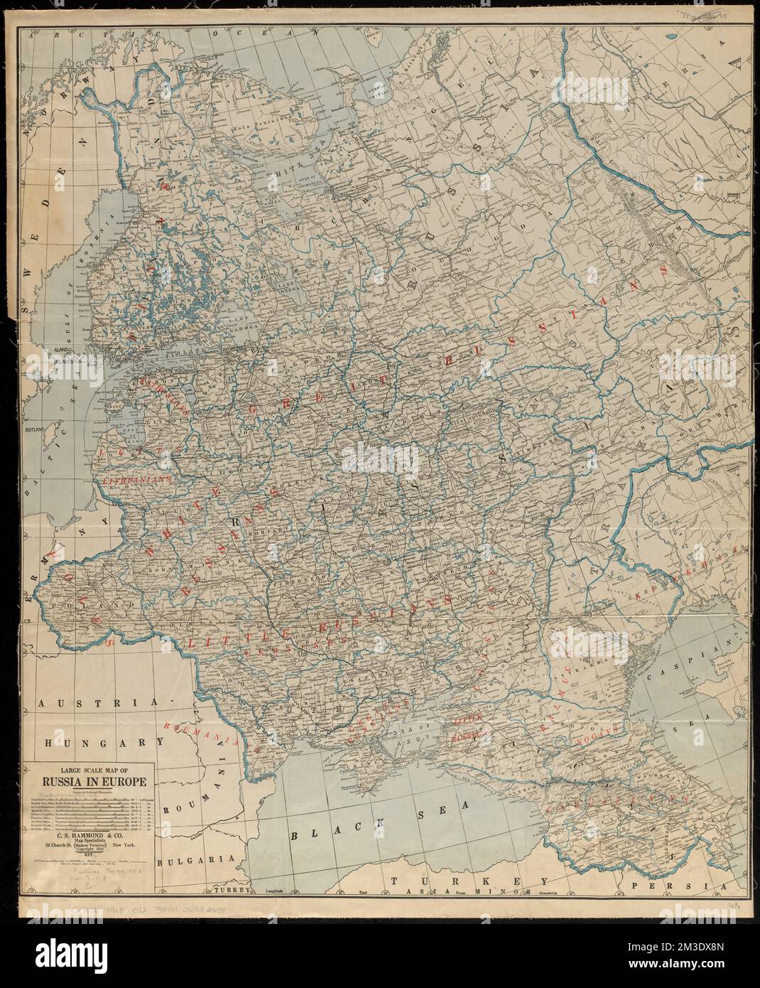 Mappa politica russia immagini e fotografie stock ad alta risoluzione ...