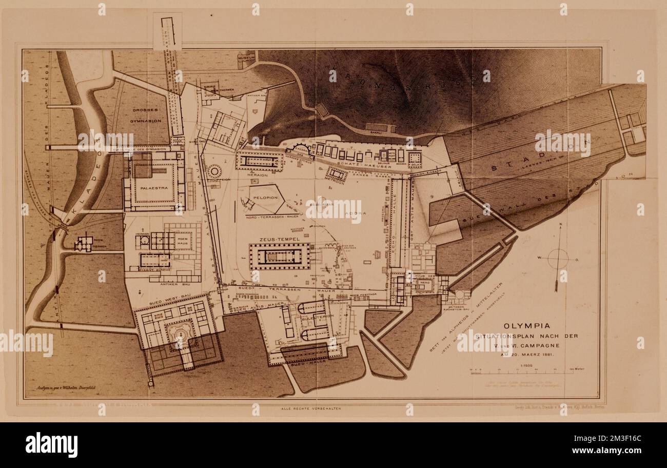 Mappa dell'olimpia immagini e fotografie stock ad alta risoluzione - Alamy
