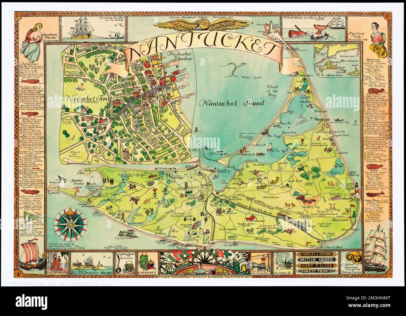 Mappa storica di nantucket immagini e fotografie stock ad alta ...