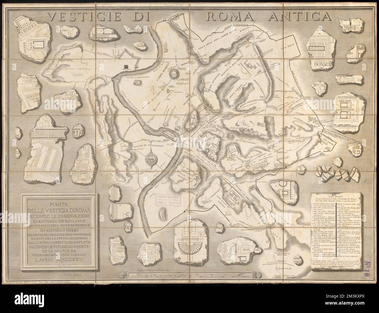 Mappe storiche centro di roma immagini e fotografie stock ad alta ...