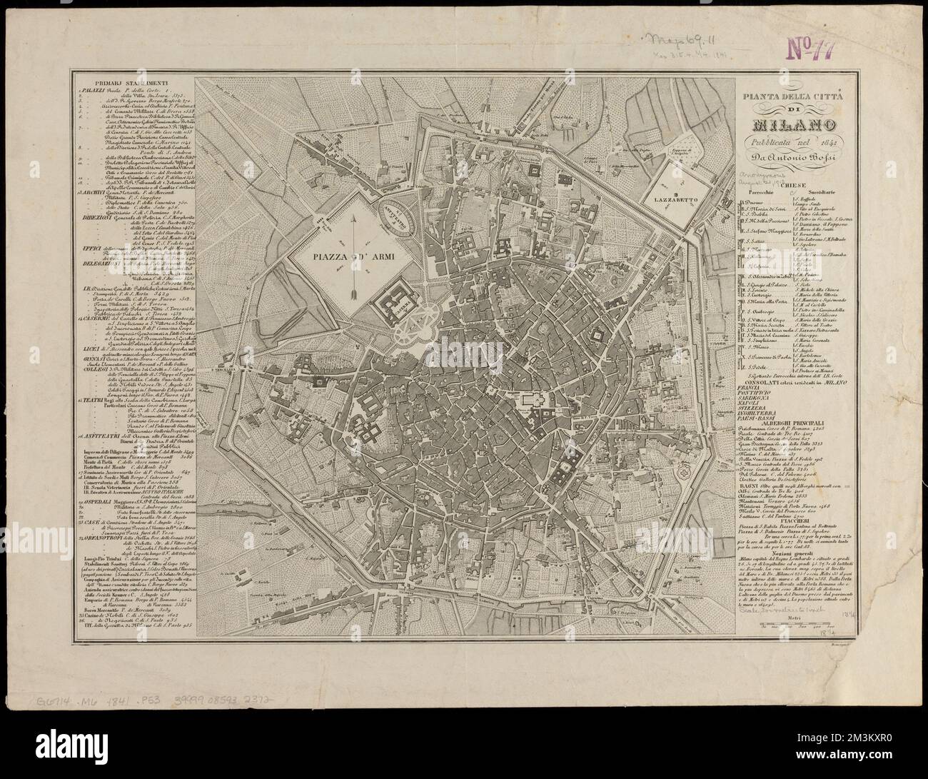 Mappa di milano centro immagini e fotografie stock ad alta risoluzione ...