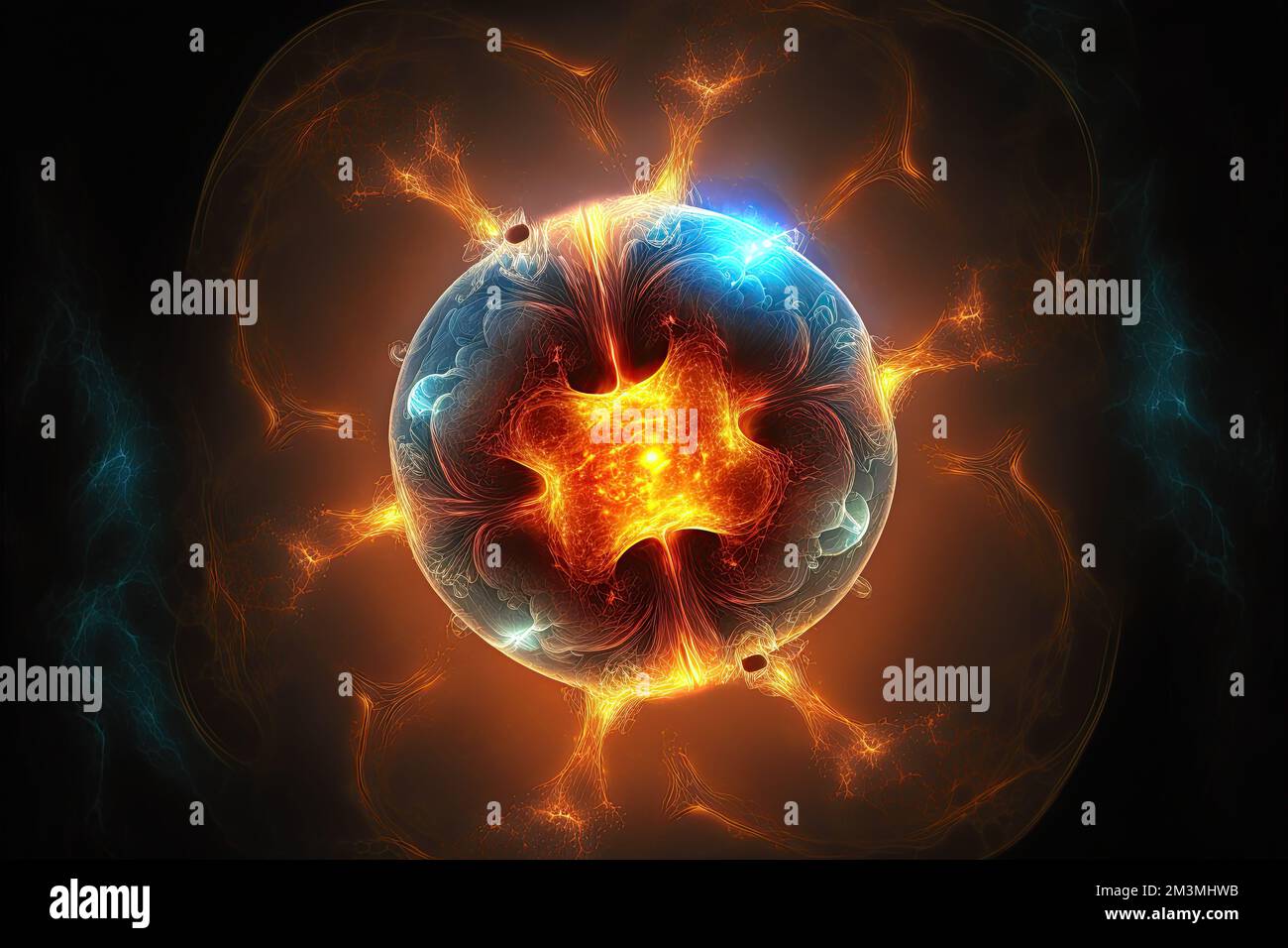 Reazione di fusione nucleare immagini e fotografie stock ad alta ...