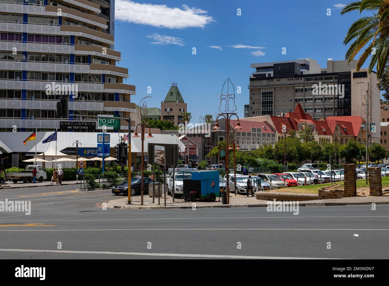 Centro citta' di Windhoek. Windhoek è la capitale e la città più grande ...