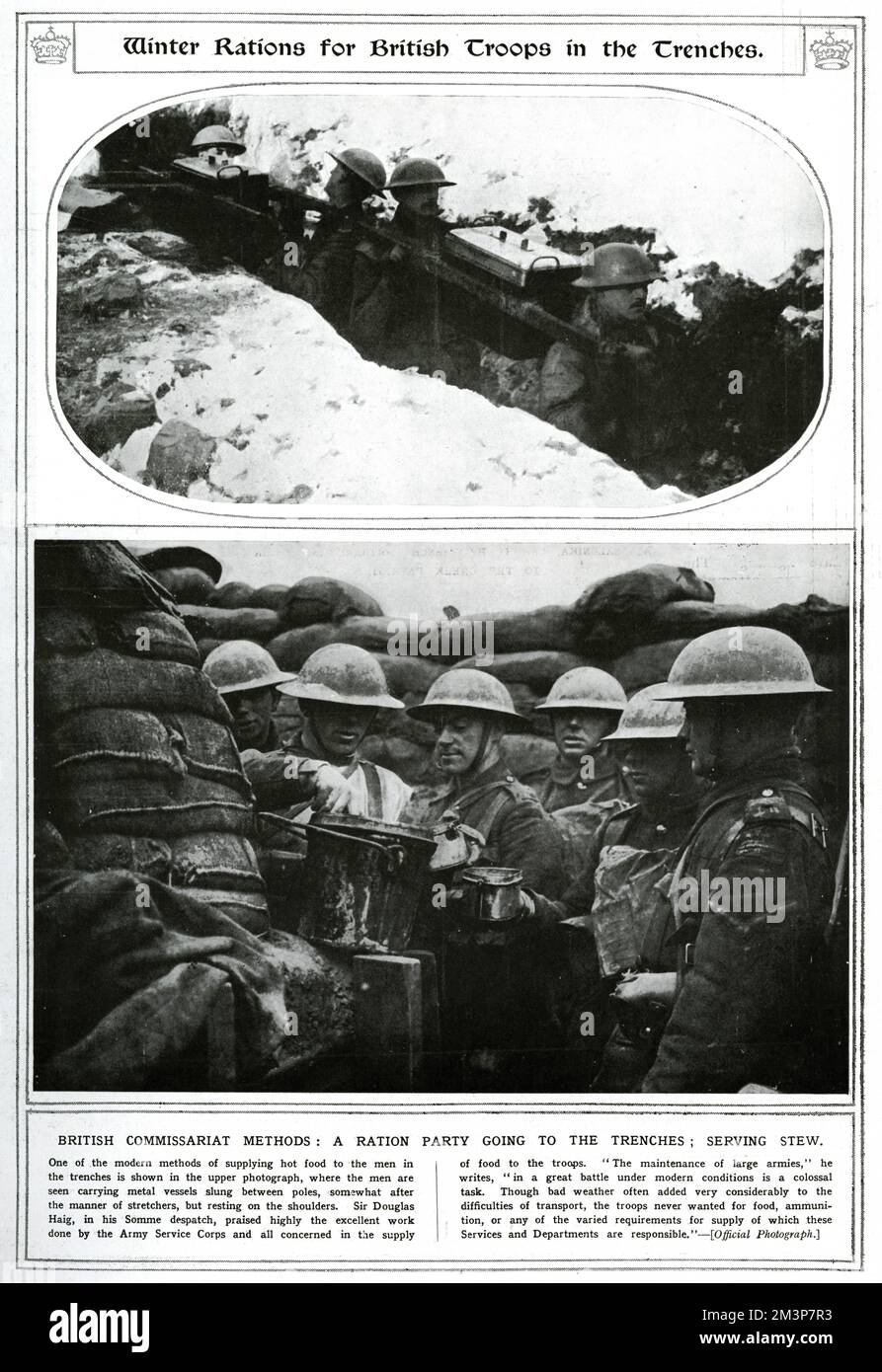 Rancio in trincea prima guerra mondiale immagini e fotografie stock ad ...