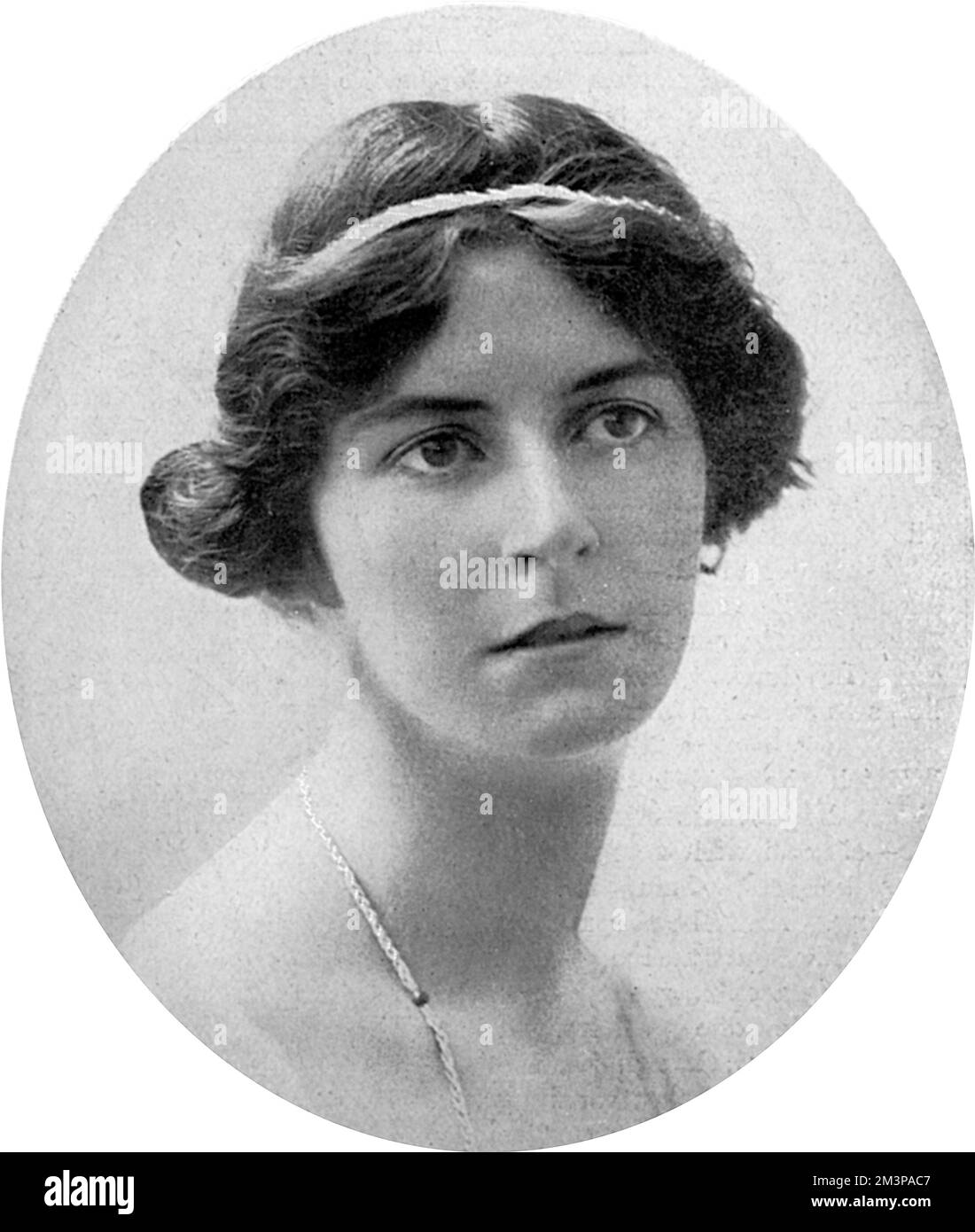 Signorina Elsie Mathews, ora la nuova Lady Burke, 1915 anni Foto stock ...