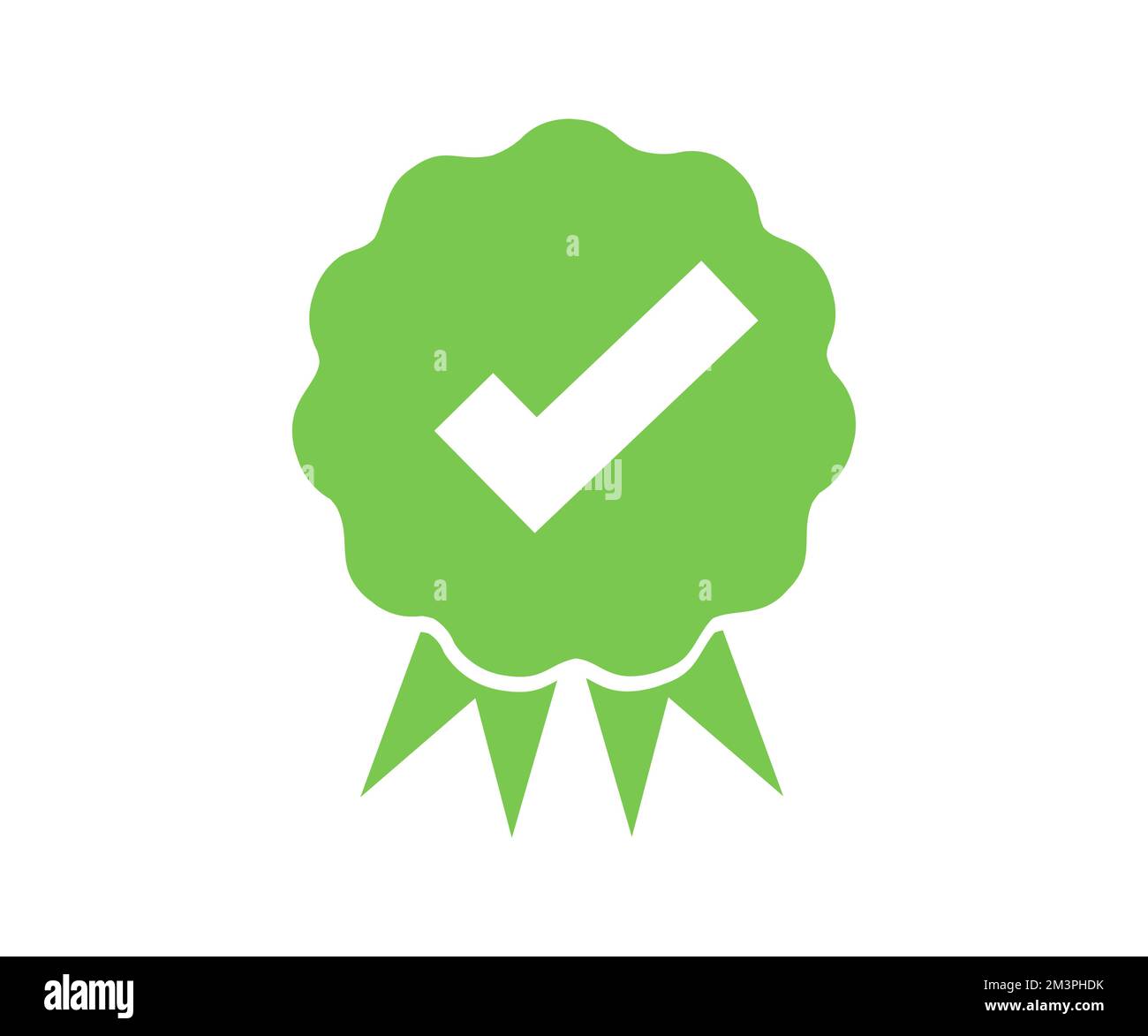 Medaglia approvata o certificata. Icondesign badge certificato. Simbolo ...