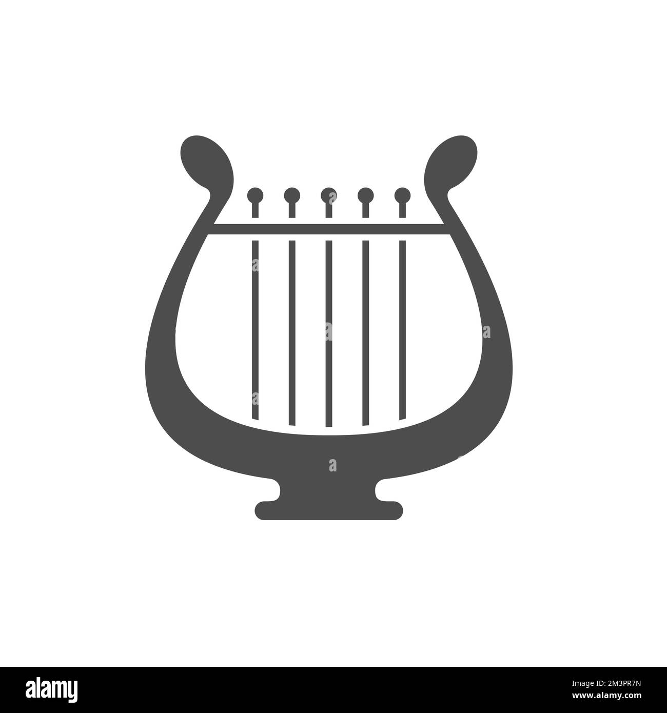 Suonatrice di arpa Immagini Vettoriali Stock - Alamy
