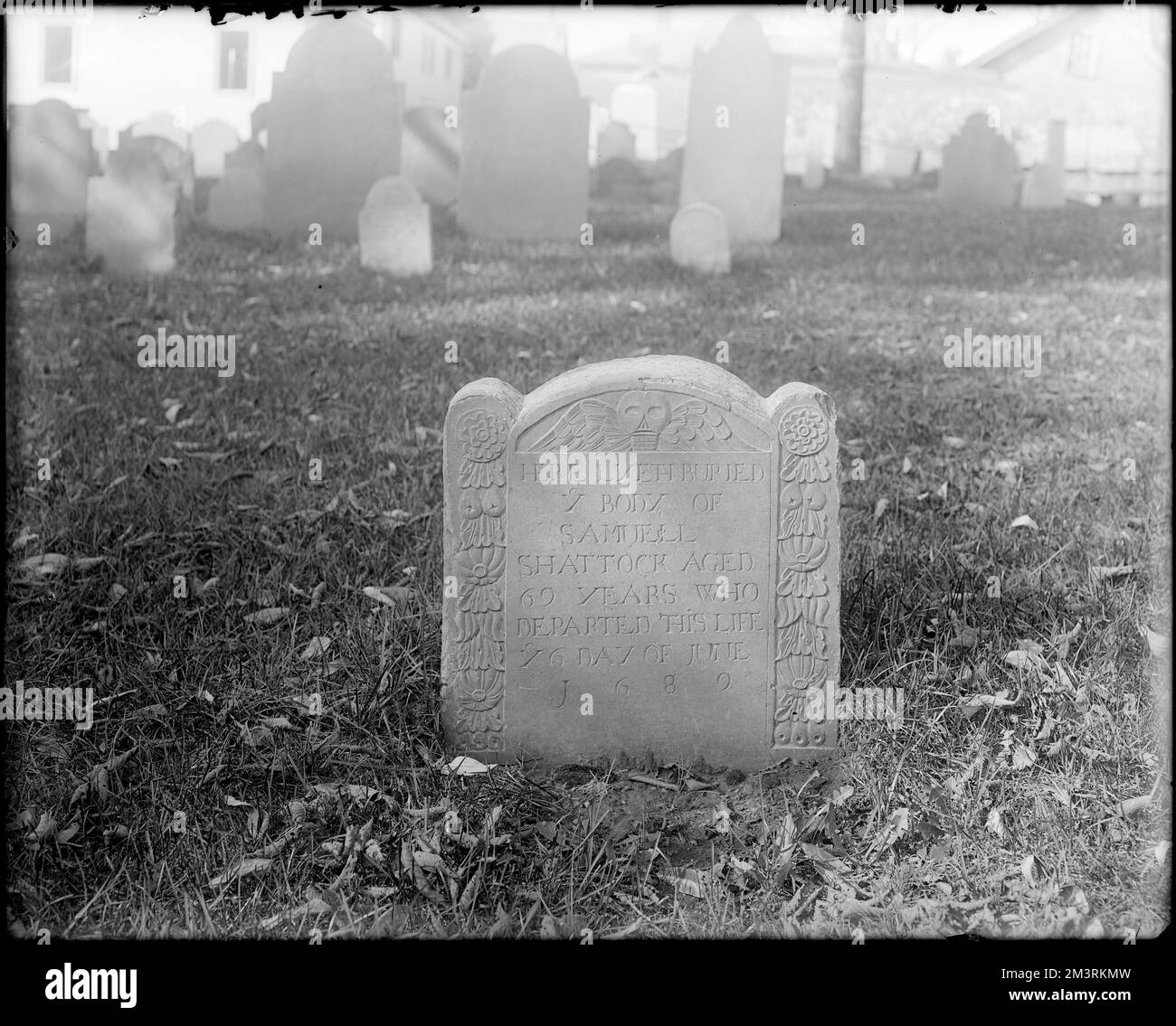 Salem, Charter Street, monumenti, lapidi, Samuell Shattock , Cimiteri ...