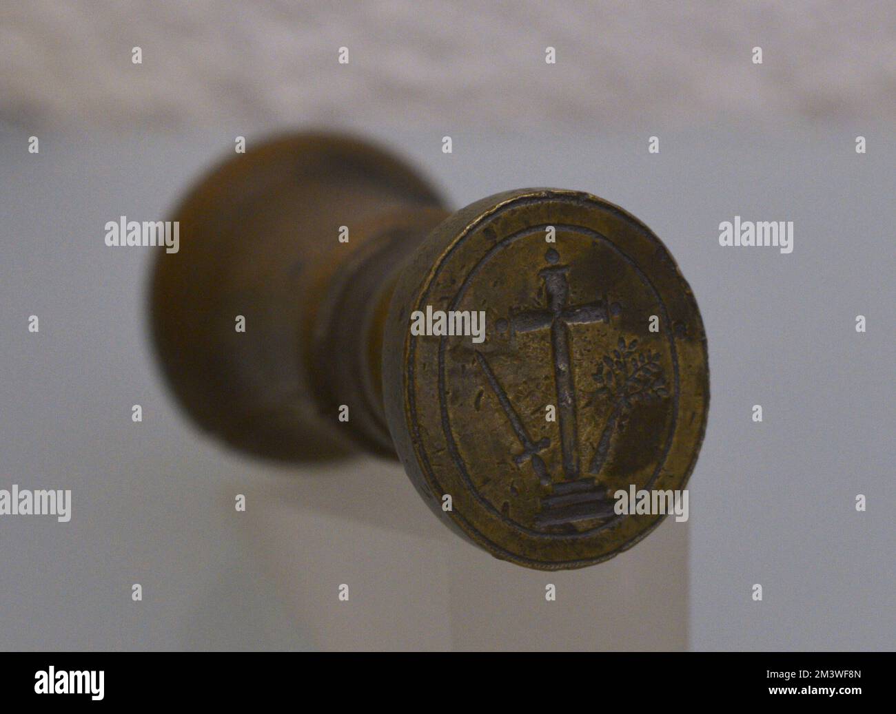 Sigillo dell'Inquisizione. 18th ° secolo. Bronzo. L'emblema dell ...