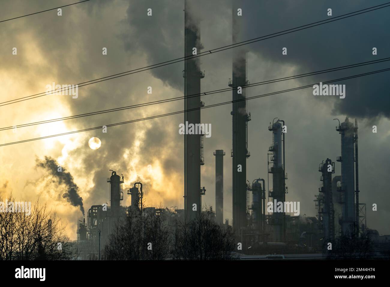 Raffinerie di petrolio della ruhr oel immagini e fotografie stock ad ...