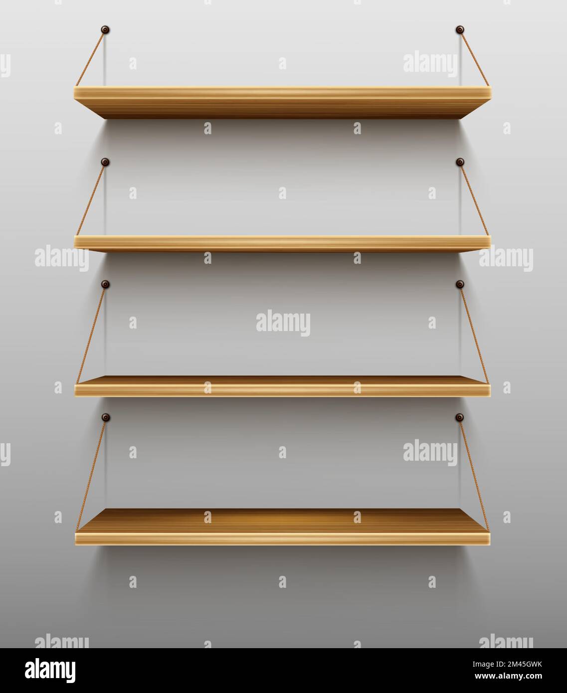 Empty library shelf Immagini Vettoriali Stock - Alamy