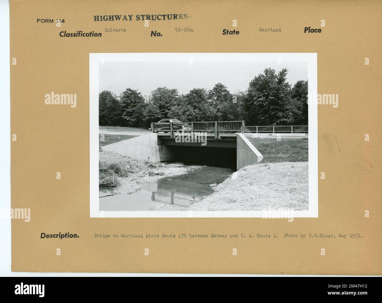 Ponte sulla Maryland state Route 176 tra Dorsey e U. S. Route 1 ...