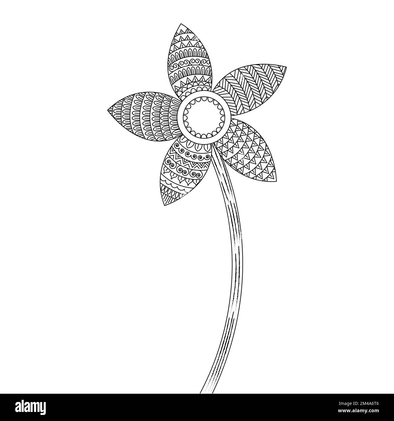 Disegno di doodle decorativo Immagini Vettoriali Stock - Alamy