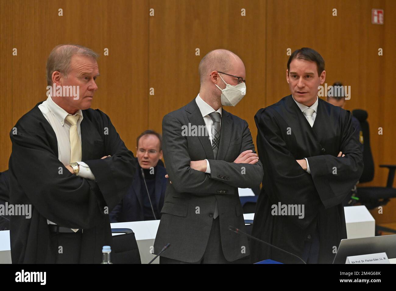 Monaco, Germania. 21st Dec, 2022. Oliver Bellenhaus è il testimone ...