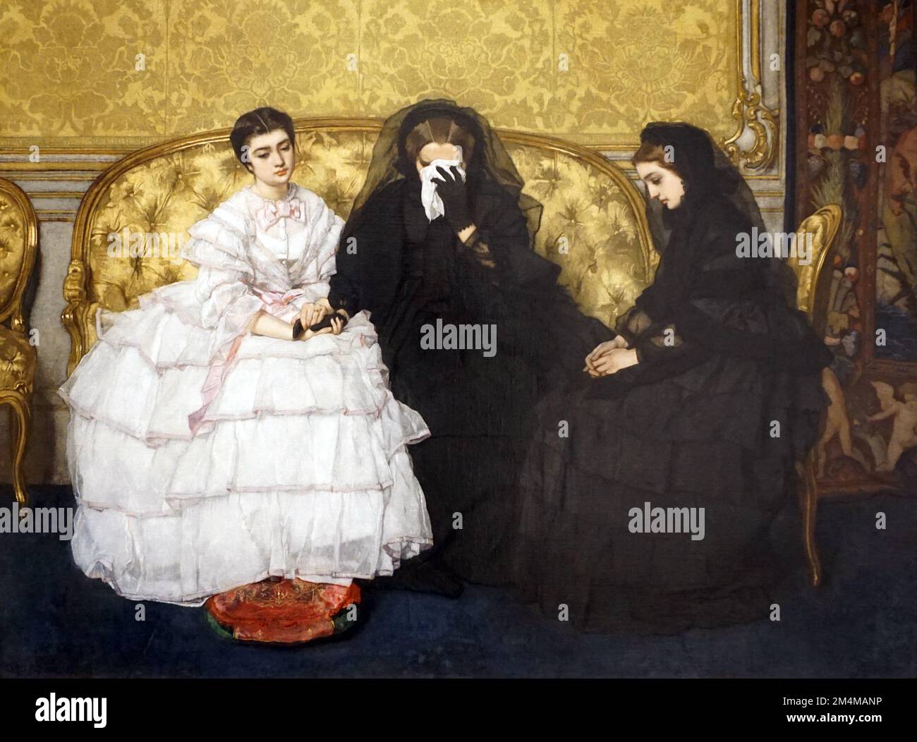 Dipinti di eleganti donne moderne immagini e fotografie stock ad alta ...