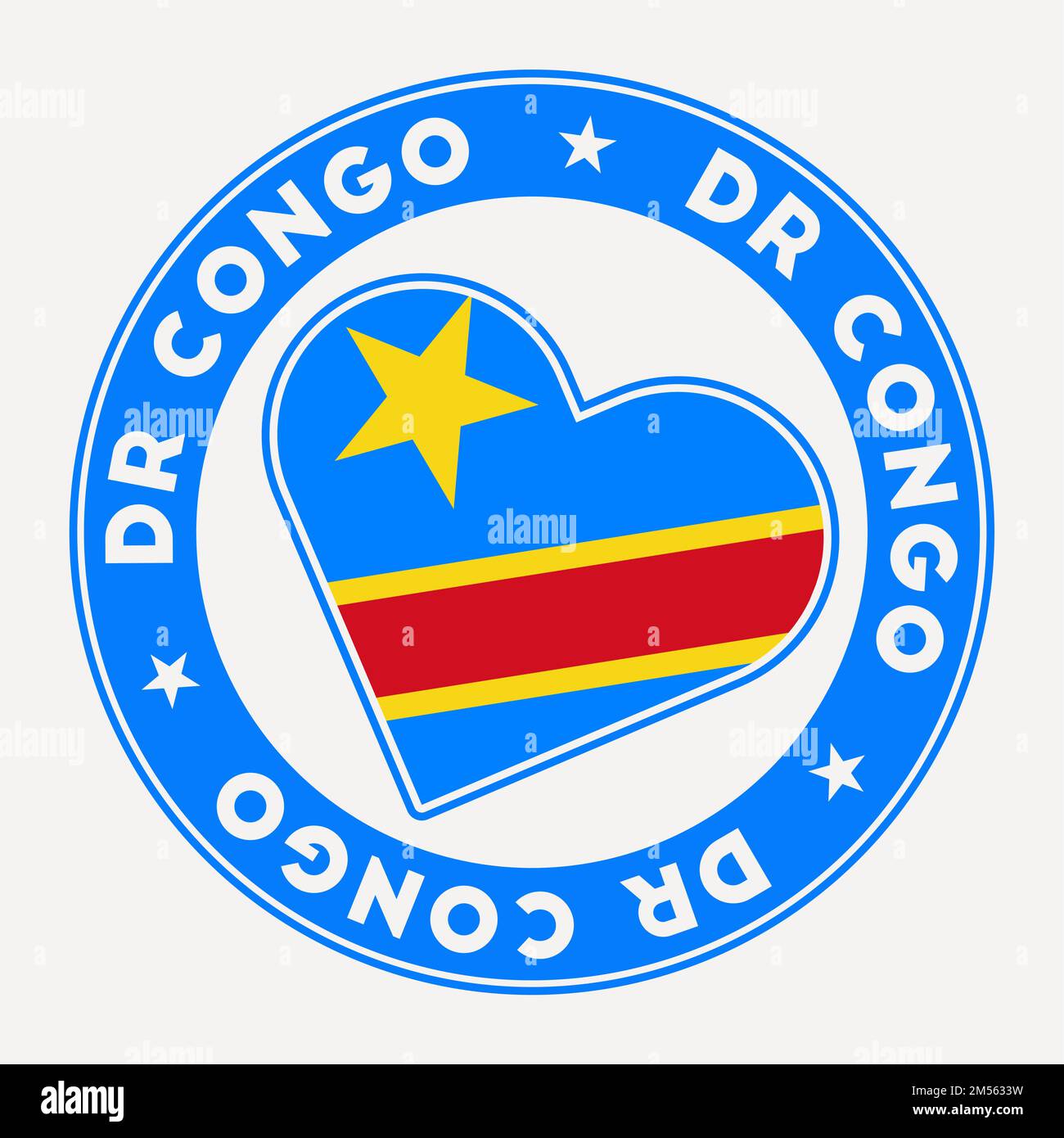 Bandiera del dr congo Immagini Vettoriali Stock - Alamy