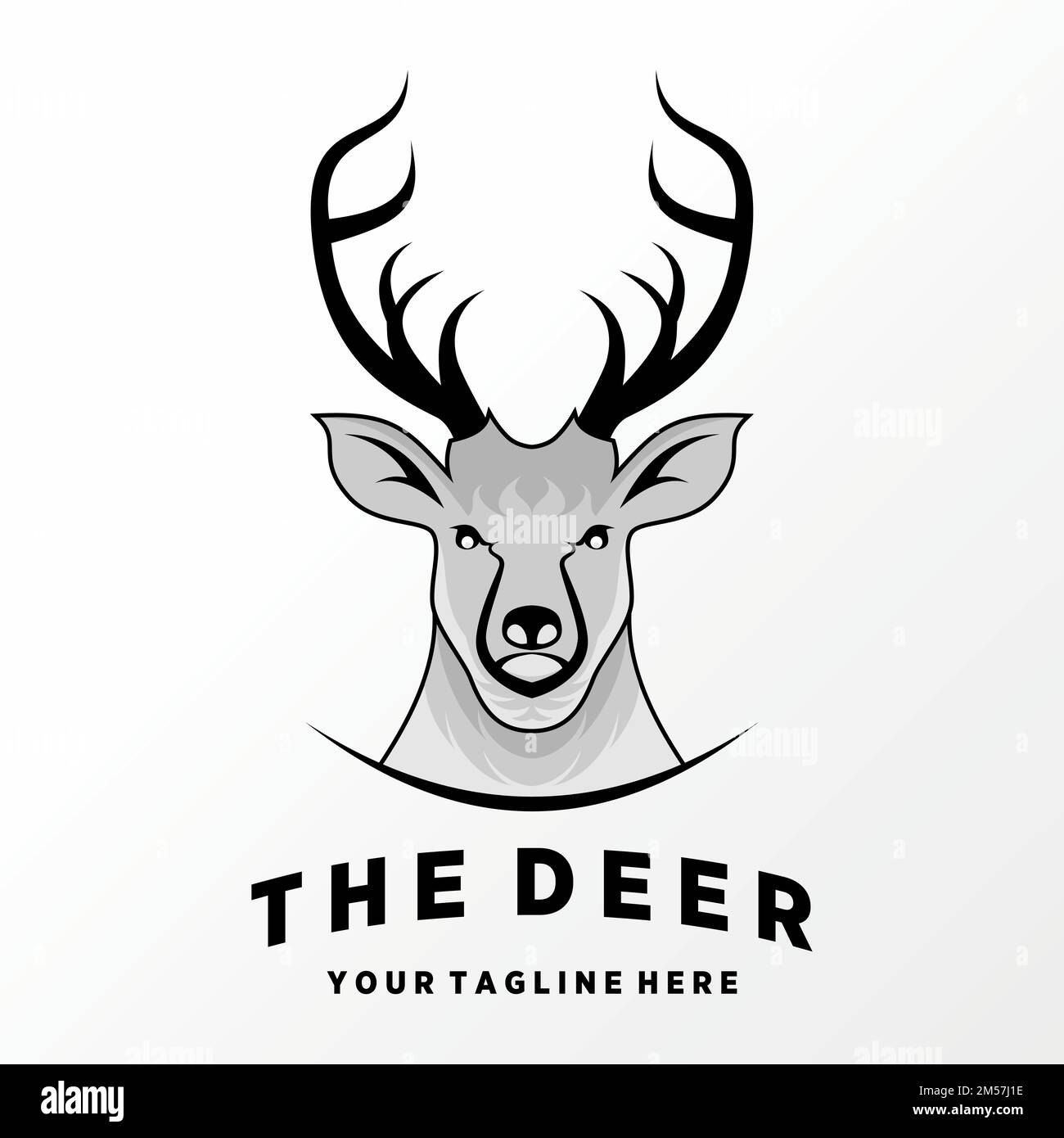 Cervo stilizzato Immagini Vettoriali Stock - Alamy