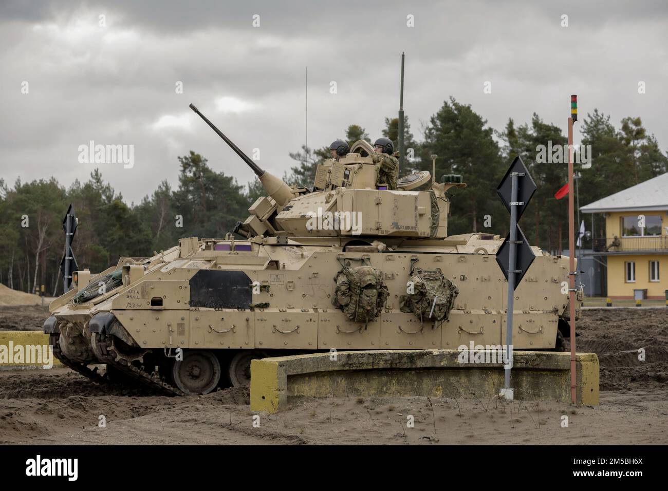 NEGLI STATI UNITI Army M2 Bradley Infanty Fighting Vehicle assegnato al 1st Squadron, 4th ...