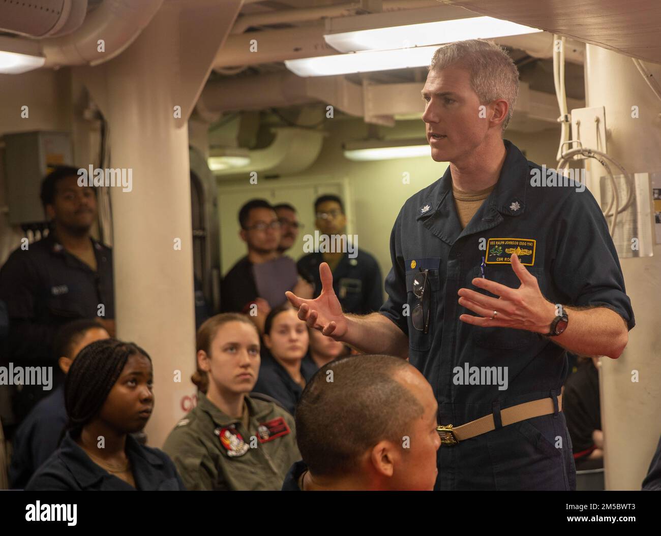 CINA DEL SUD (24 febbraio 2022) CMdR. Colin Roberts, del lago Stevens ...