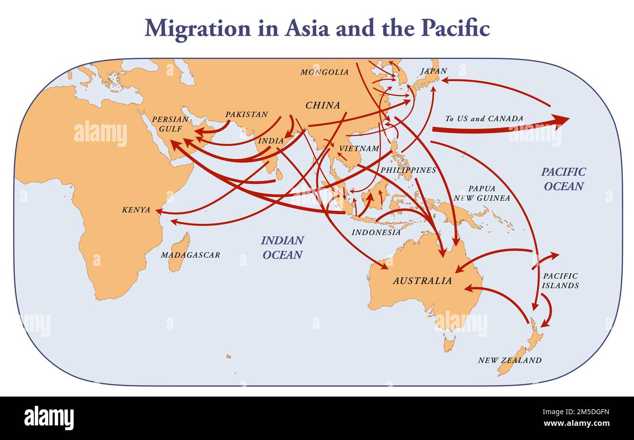 Mappa di asia pacifico immagini e fotografie stock ad alta risoluzione ...