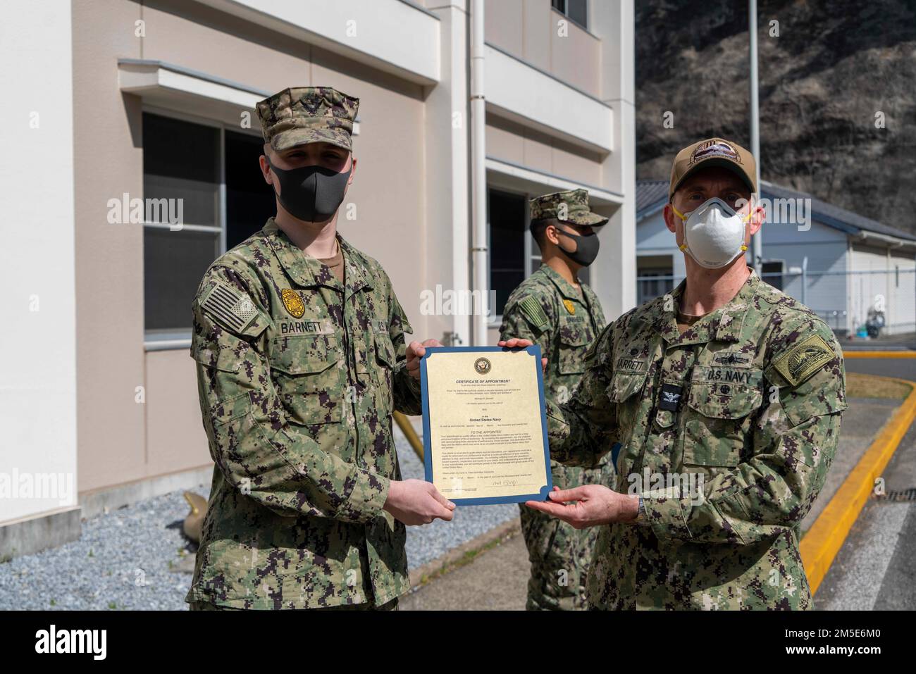 YOKOSUKA, Giappone (7 marzo 2022) Master-at-Arms 3rd Classe Michael ...