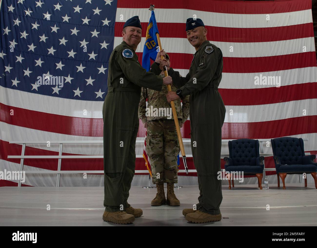 STATI UNITI Ernesto DiVittorio, comandante della 366th Fighter Wing ...
