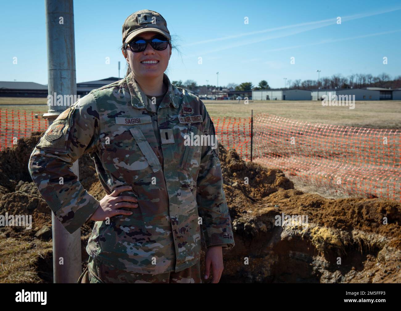 STATI UNITI Air Force 1st Lt. Erin R. Sagisi, 87th funzionario ...