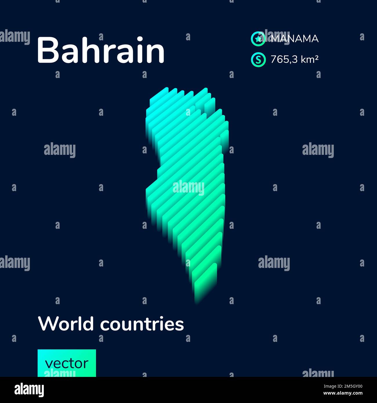 Bahrain map immagini e fotografie stock ad alta risoluzione - Alamy