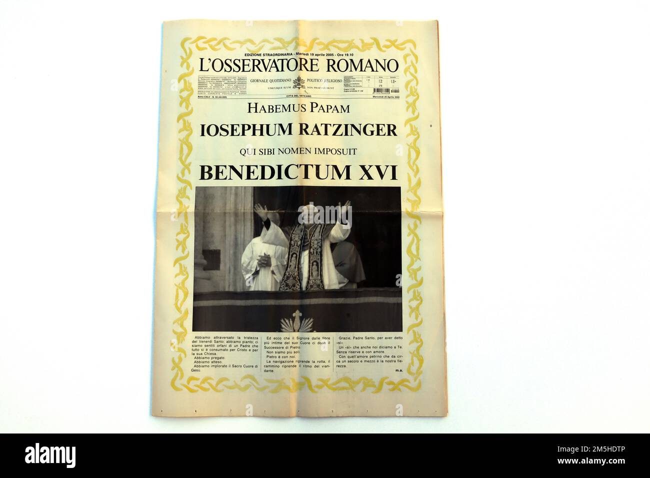 Piazza san pietro 19 aprile 2005 immagini e fotografie stock ad alta risoluzione - Alamy