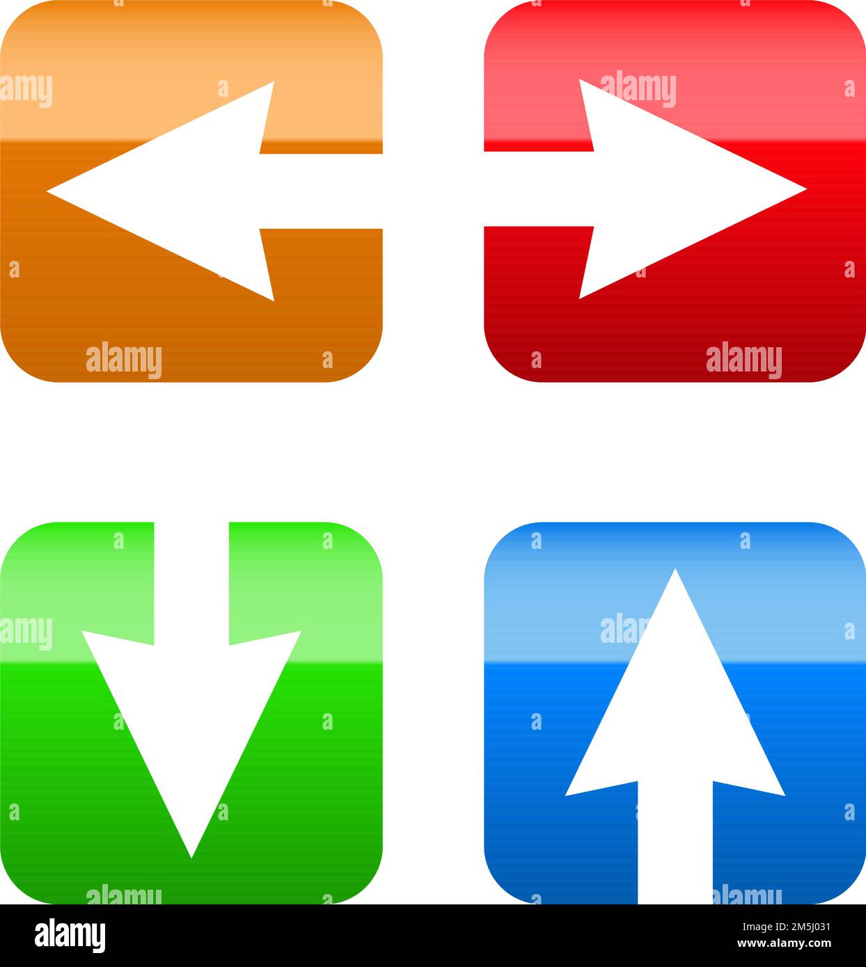 The four directions Immagini Vettoriali Stock - Alamy