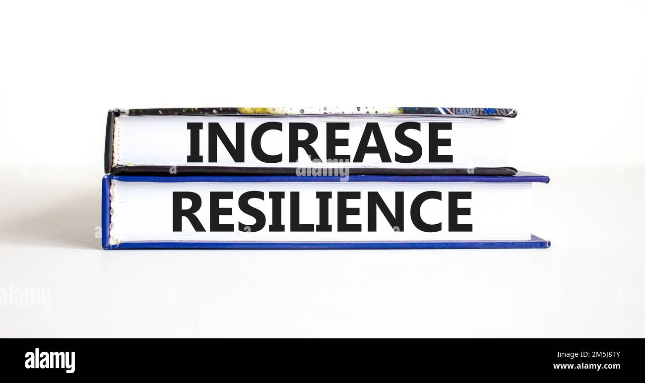 Simbolo di aumento della resilienza. La parola concettuale aumenta la ...