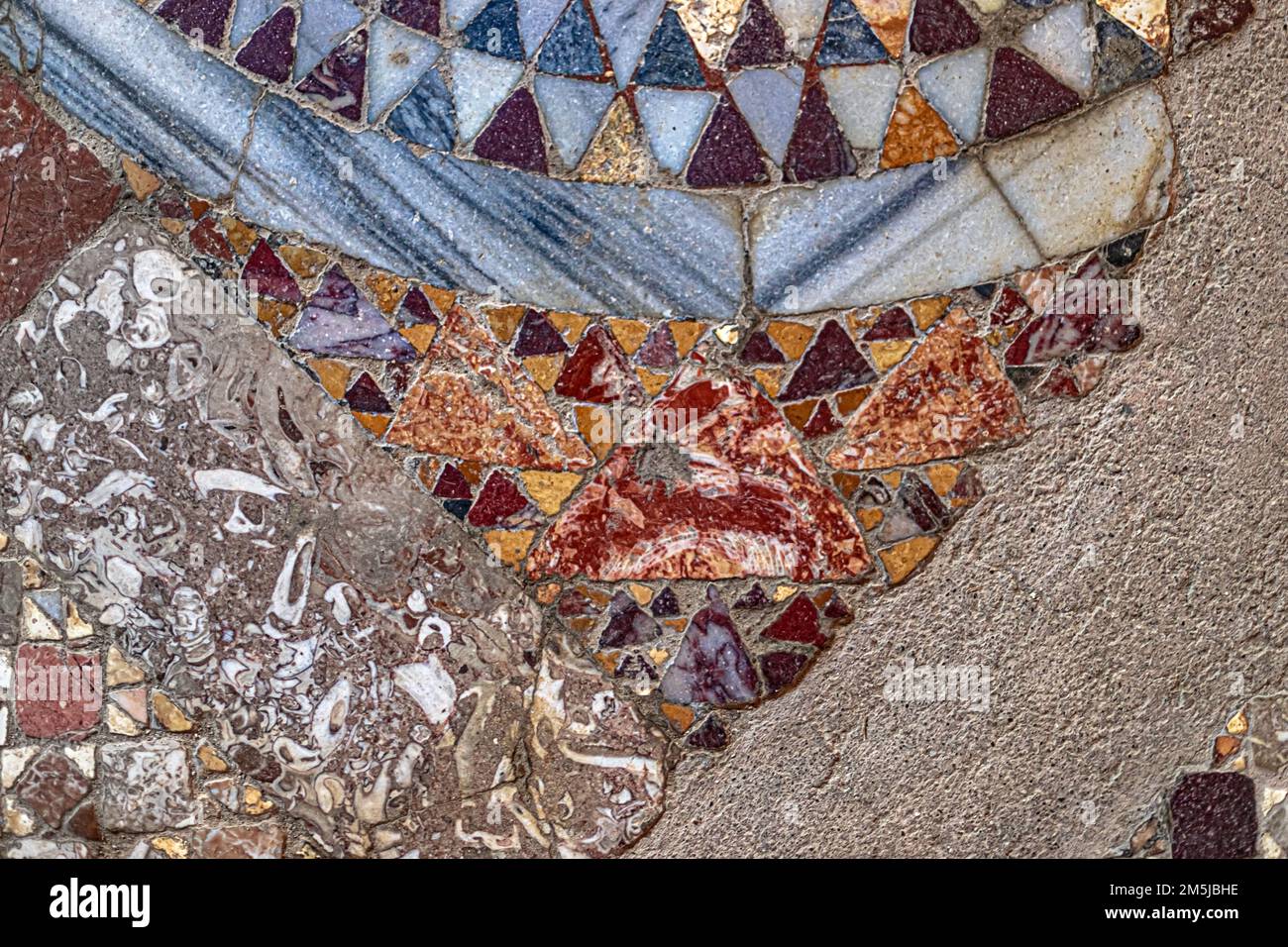 Mosaici bizantini sul pavimento di San Chiesa di Nicholas Demre ...