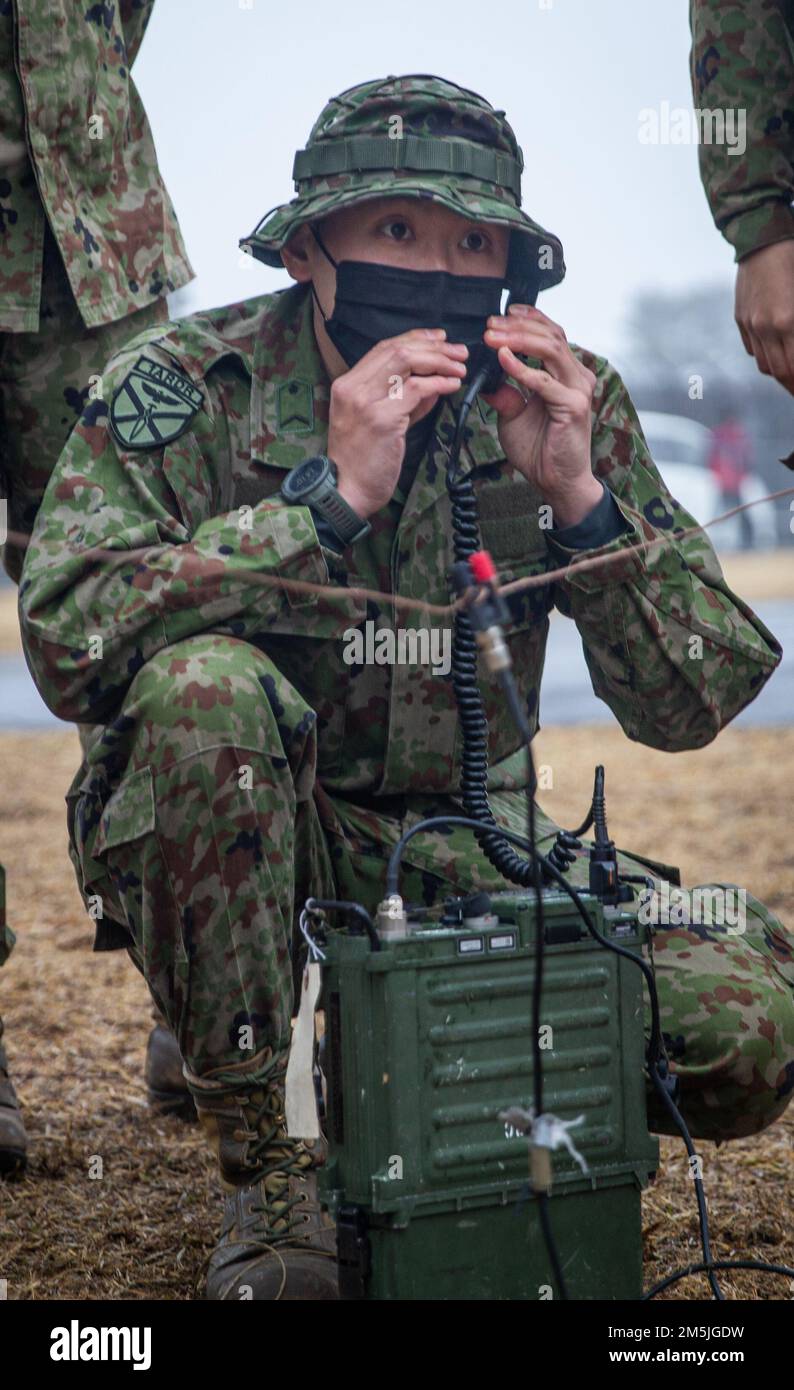 Un soldato con il 1st Reggimento Anfibio Rapid Deployment Regiment ...