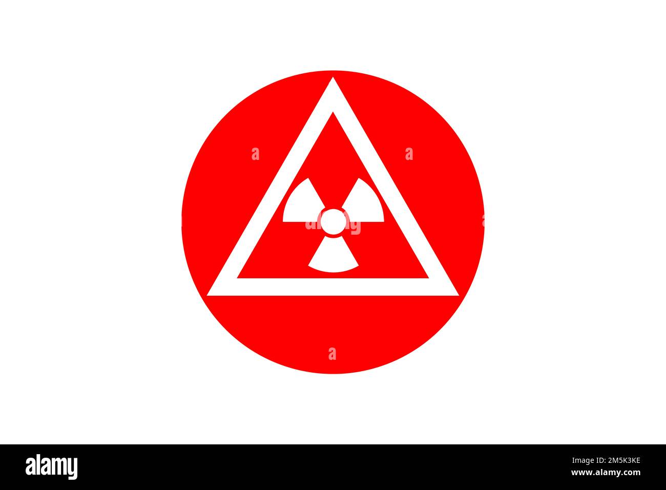 simbolo di radiazione utilizzato per le materie nucleari, simbolo di ...