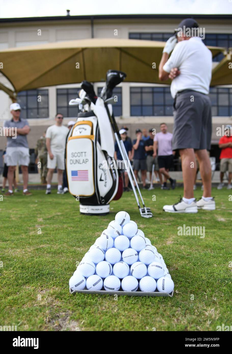 Scott Dunlap, giocatore campione dell'Associazione dei golfisti ...