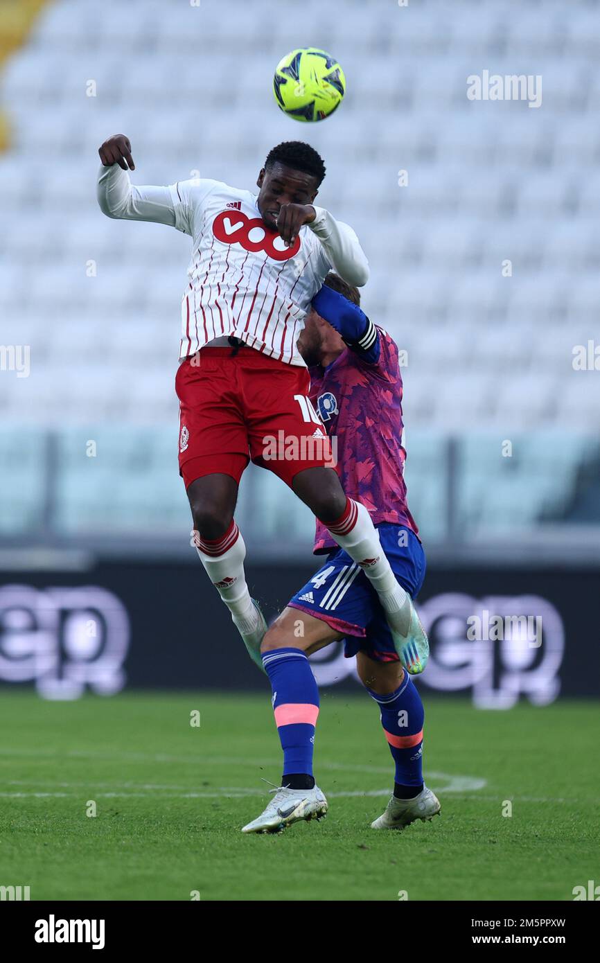 Noah Ohio di Standard de Liege e Daniele Rugani di Juventus FC ...