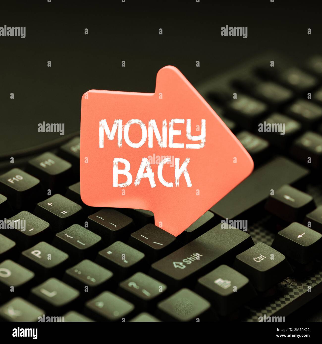 Didascalia concettuale rimborso, parola scritta su ottenere ciò che hai pagato in cambio di ...