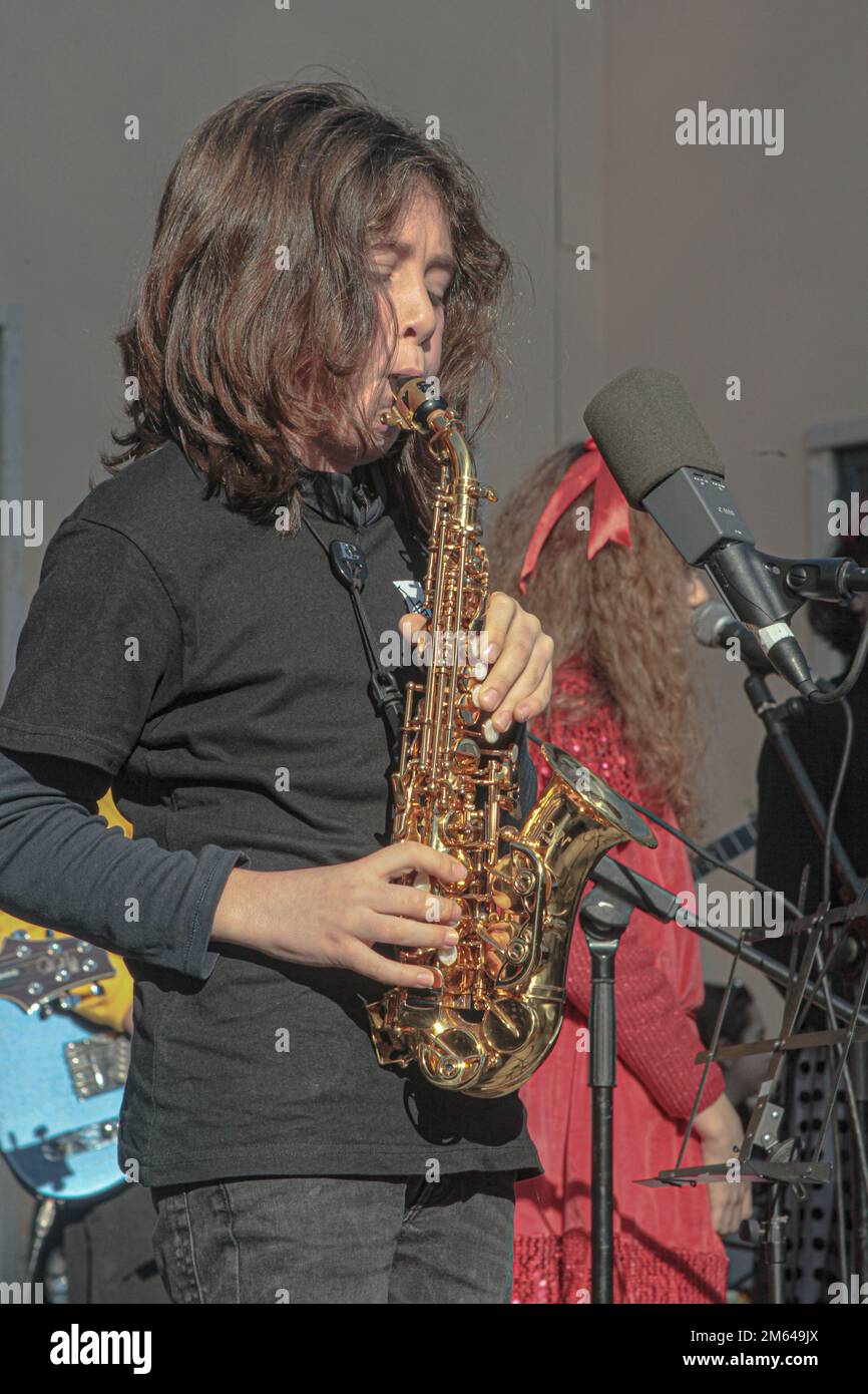 1 gennaio 2023, Roma, Italia: CAPODARTE 2023 alla Casa del Jazz con ...