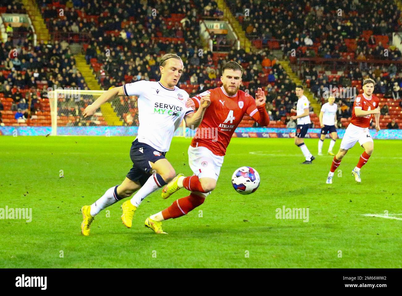 Oakwell Stadium, Barnsley, Inghilterra - 2nd gennaio 2023 Nicky Cadden ...