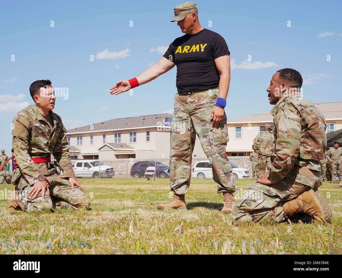 STATI UNITI Dustin Lee (a sinistra), assegnato al Brooke Army Medical ...