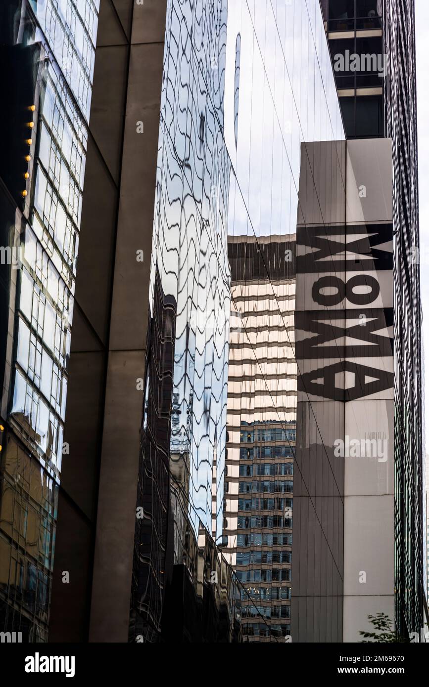 Usa new york manhattan moma museum of modern art exterior immagini e ...