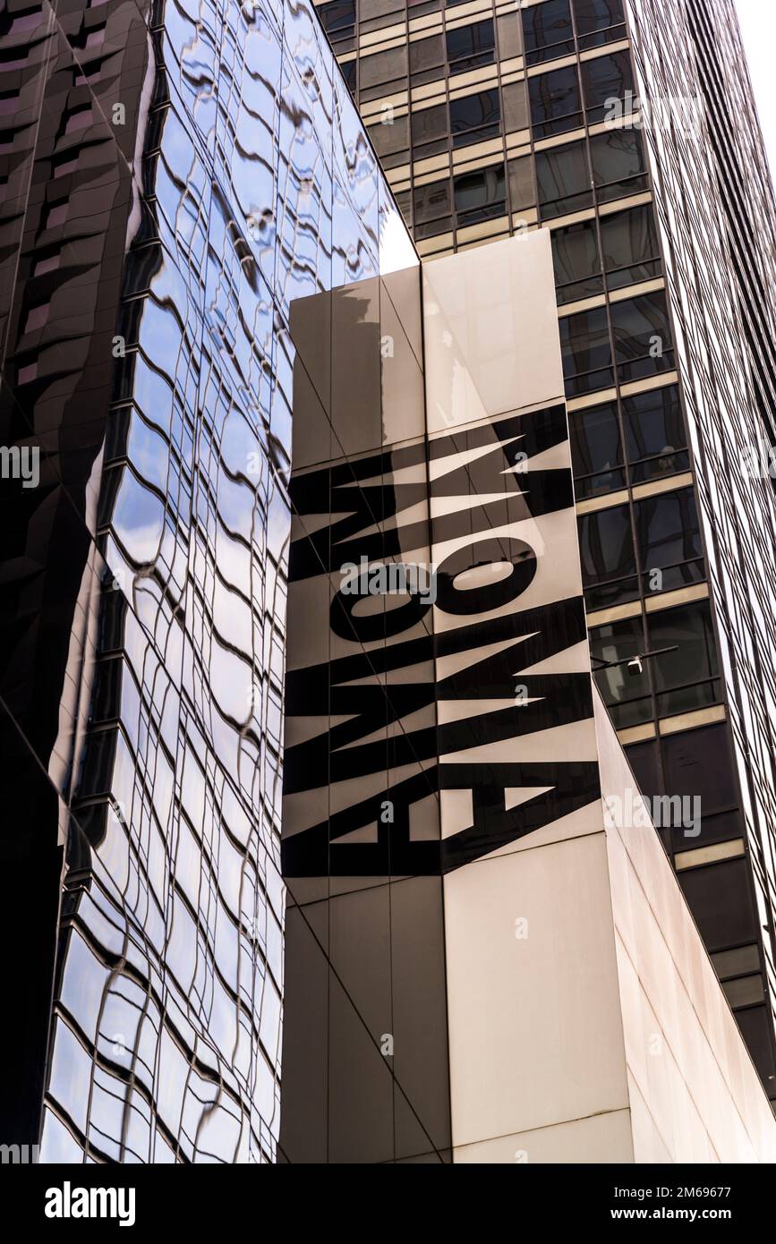 Usa new york manhattan moma museum of modern art exterior immagini e ...
