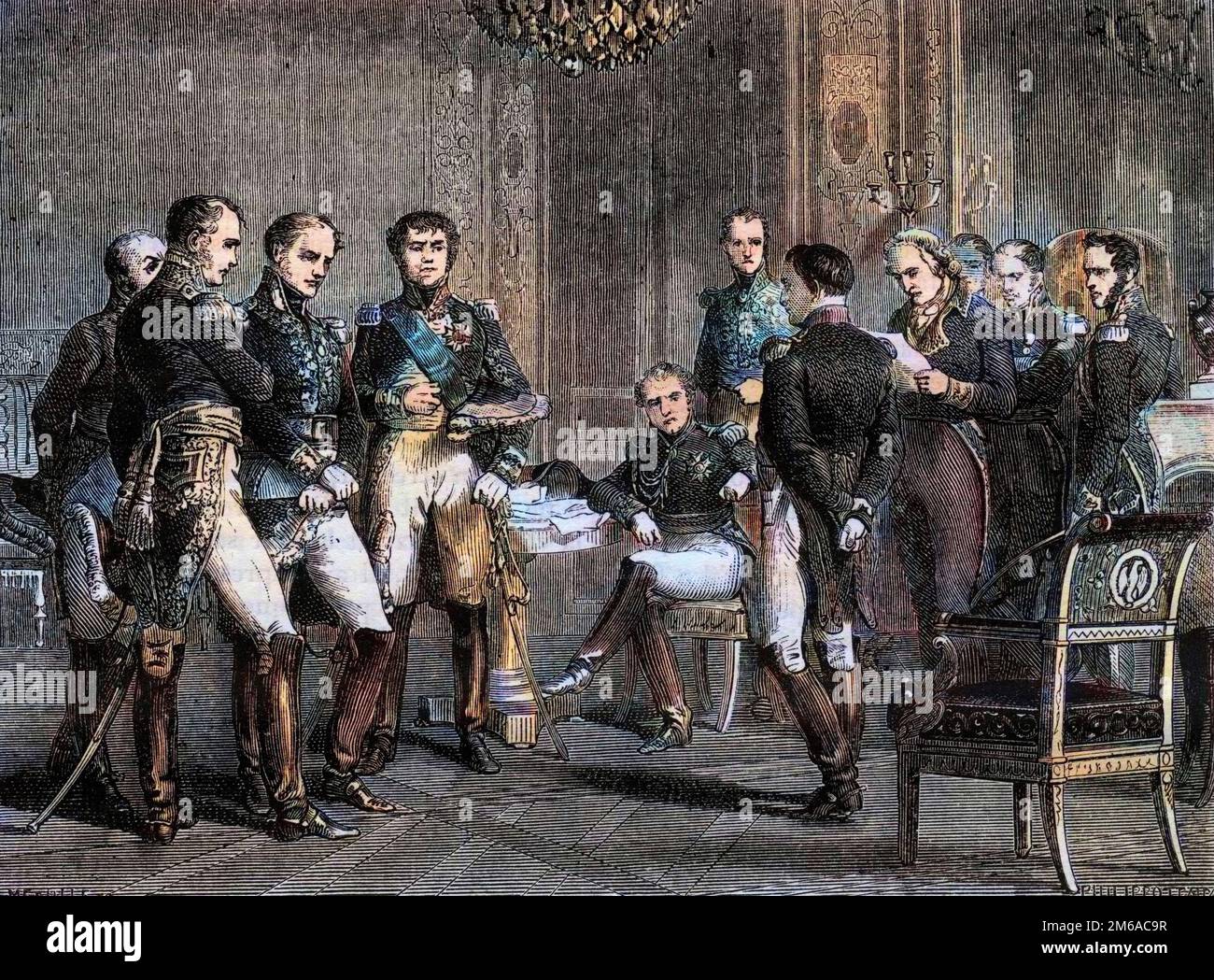 Napoleon Bonaparte - premiere abdication de Napoleon en 1814 - Lecture ...